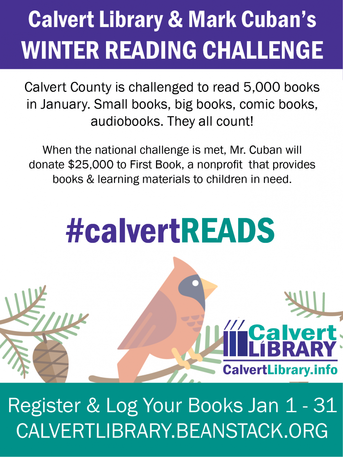 Calvert Library Reports and Re-Challenges – Calvert Library