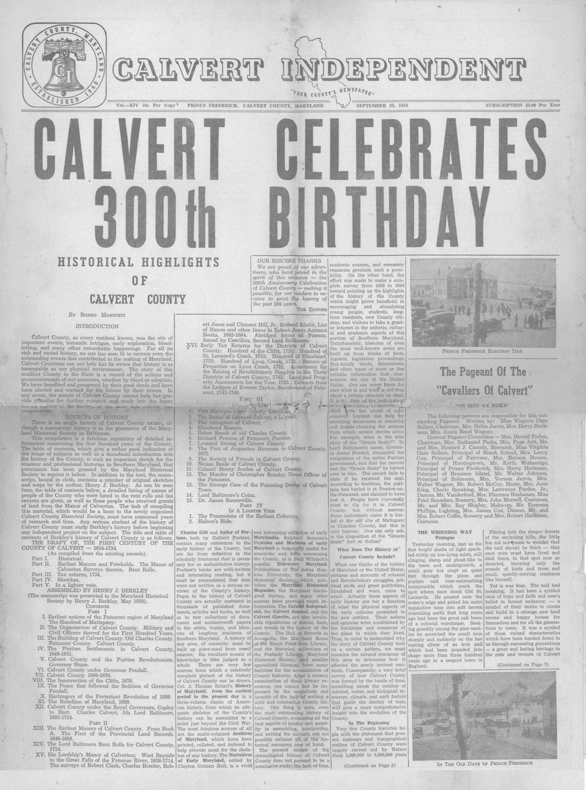 Calvert Independent 300 pg 1 – Calvert Library